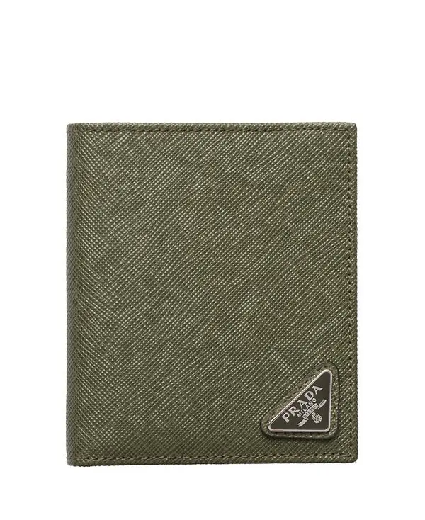 Prada Saffiano Leather Wallet - Green