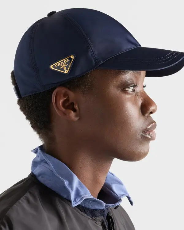 Prada Re-nylon Baseball Cap - Blue