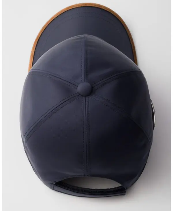 Prada Re-nylon Baseball Cap - Blue