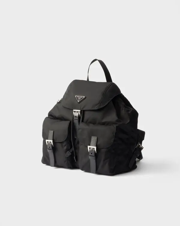 Prada Medium Re-nylon Backpack With Pouch