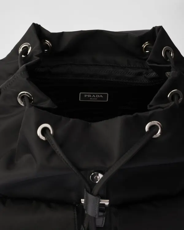 Prada Medium Re-nylon Backpack With Pouch