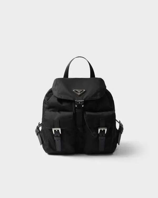 Prada Small Re-nylon Backpack - Black