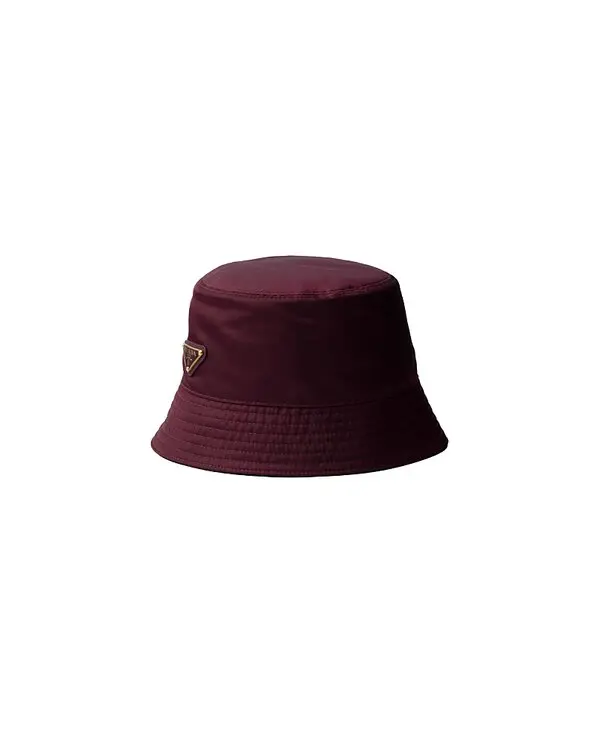 Prada Re-nylon Bucket Hat - Burgundy