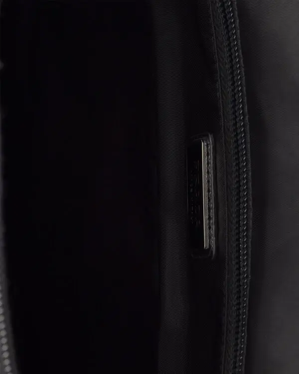 Prada Re-nylon And Saffiano Leather Backpack - Black