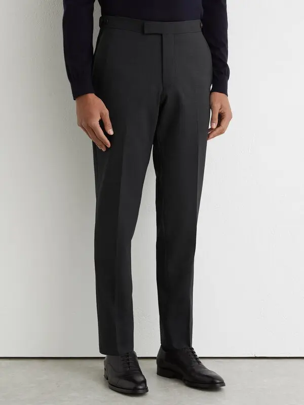 REISS Promise Tailored-fit Suit Trousers - Grey