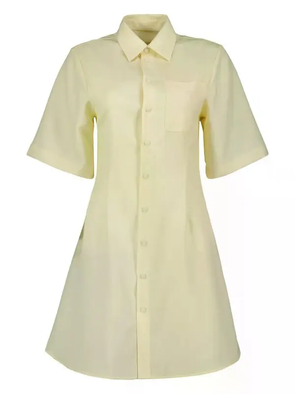 AMI Paris Wool Shirt Dress
