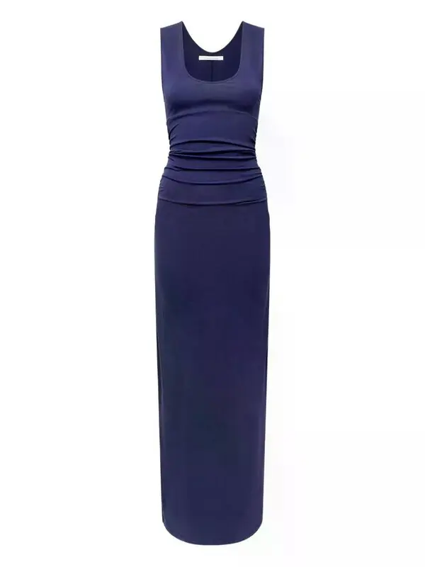 Another Tomorrow Ruched Tank Dress