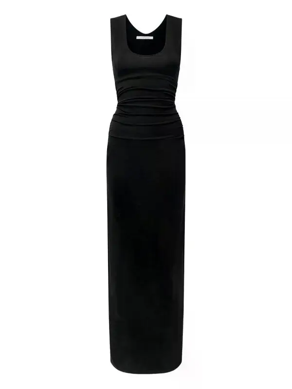 black maxi tank dress Plus Size Scoop Neck Maxi Tank Dress main image 1