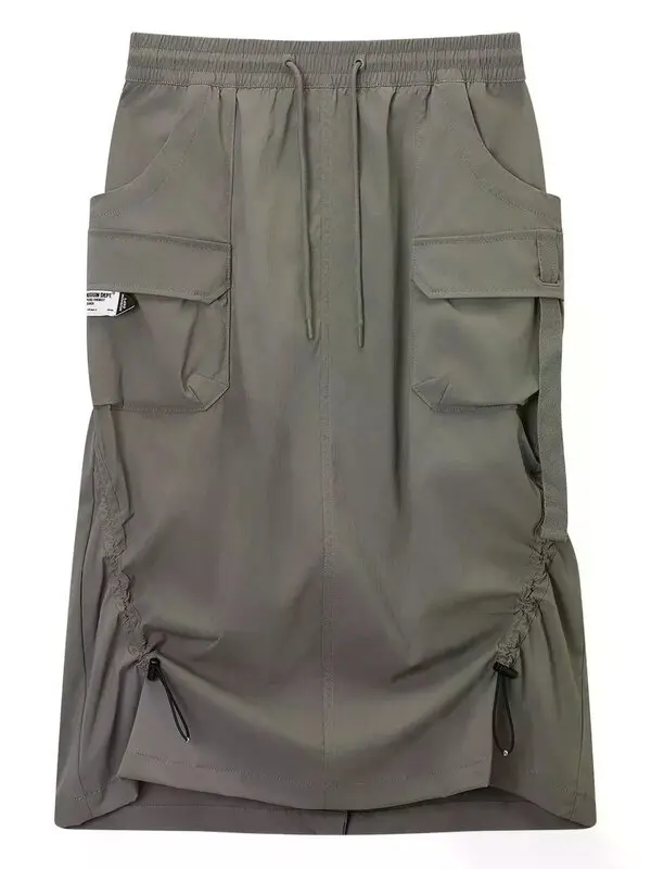 MUSIUM DIV. Utility Pocket Midi Skirt - Grey