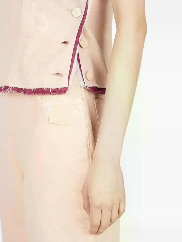 Raf Simons Sleeveless Frayed Top