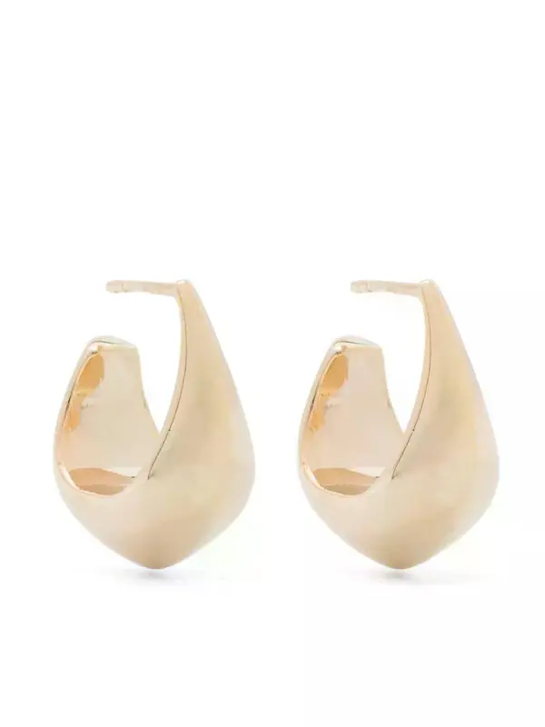LEMAIRE Curved Mini Drop Earrings - Gold