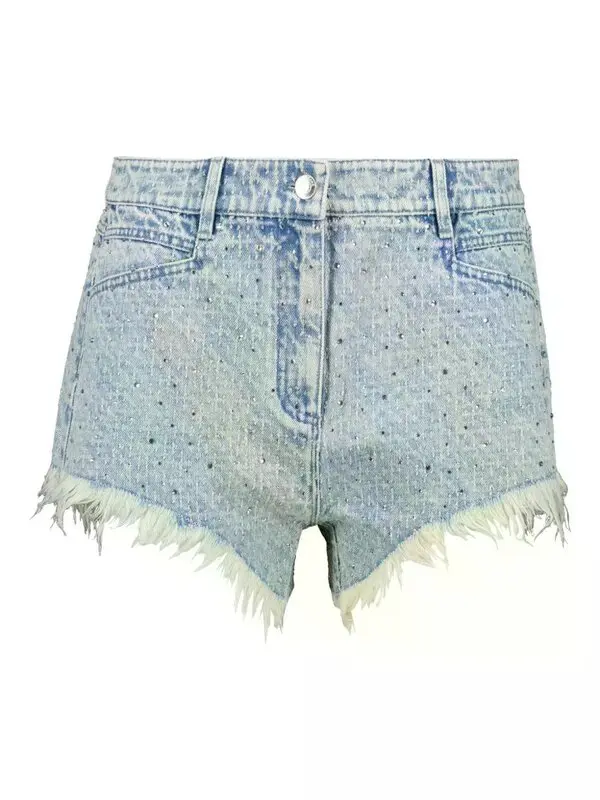 IRO PARIS Distressed Denim Shorts
