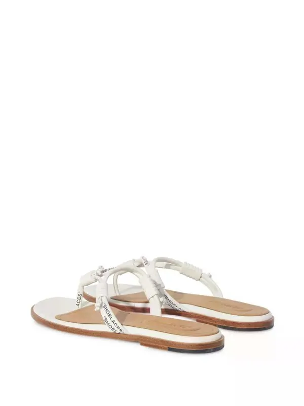 Off-White Sholace Sandals - White