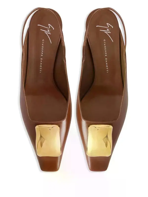 GIUSEPPE ZANOTTI 45mm Brendha Stone Pumps