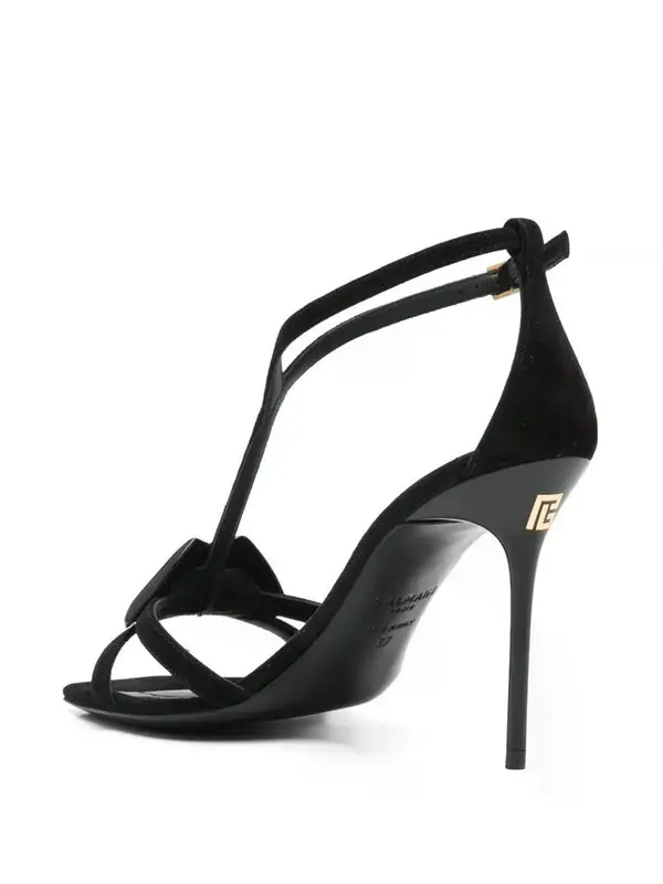 Balmain 95mm Lips Sandals - Black