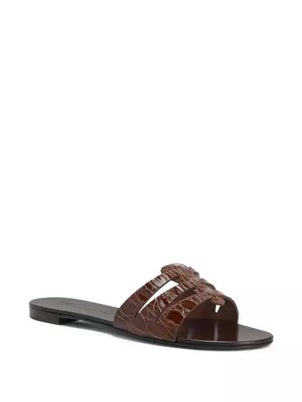 GIUSEPPE ZANOTTI Adheline Slides - Brown