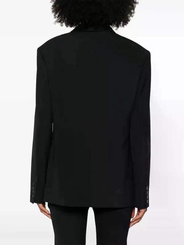 Nanushka Double-breasted Blazer - Black