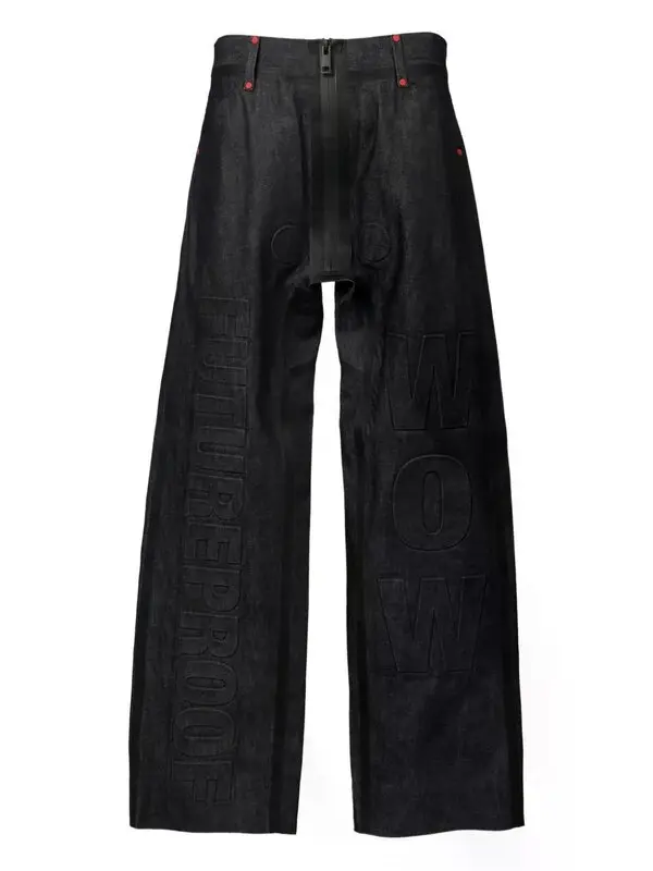 WALTER VAN BEIRENDONCK Logo-print Jeans