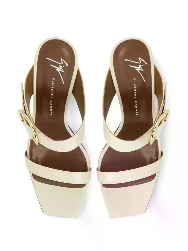 GIUSEPPE ZANOTTI 90mm Geraldhine Sandals - White