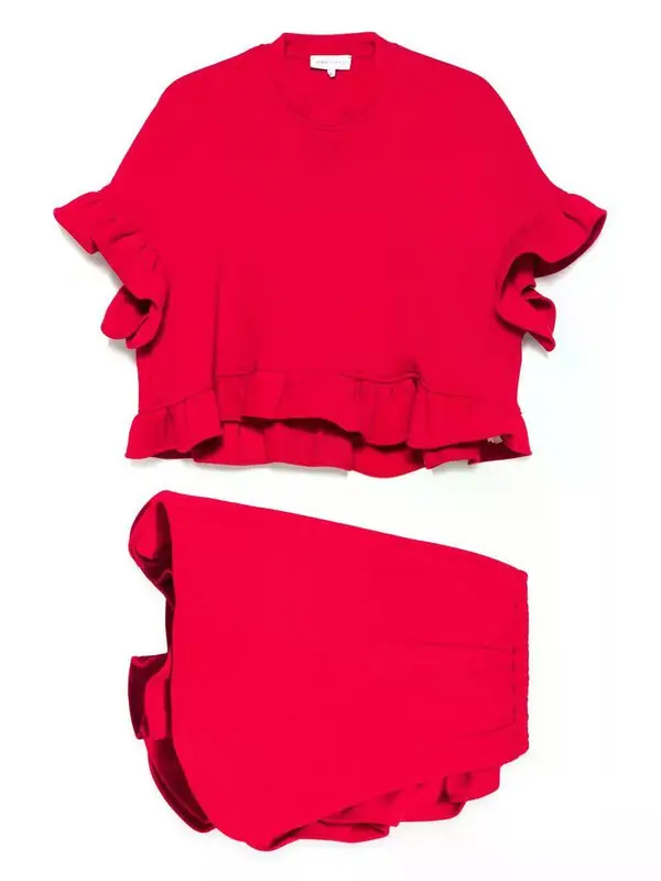IOANA CIOLACU Peony Shorts Set