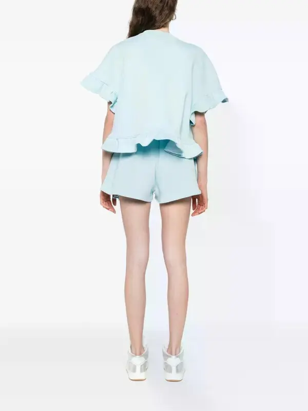 IOANA CIOLACU Peony Shorts Set - Blue