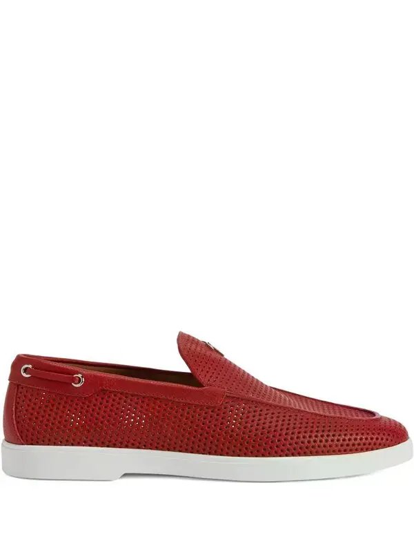 GIUSEPPE ZANOTTI Jourdain Loafers - Red
