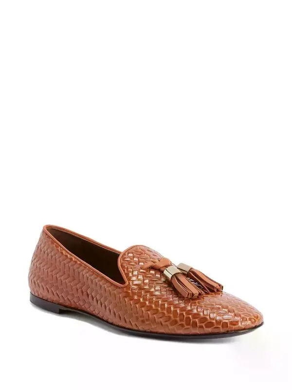 GIUSEPPE ZANOTTI Gz-weave Loafers - Brown