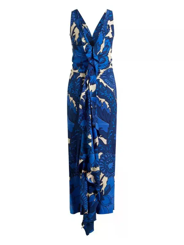 Etro Floral-print Midi Dress