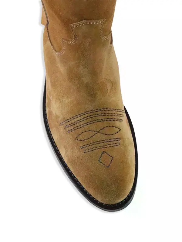 NOTABENE Anne Suede Western Ankle Boots