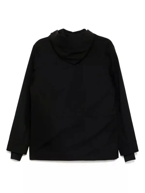 Rains Hooded Drawstring Waist Rain Jacket