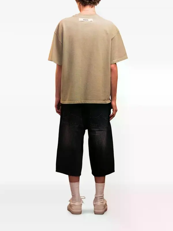 ROUGH. Denim Knee-length Shorts