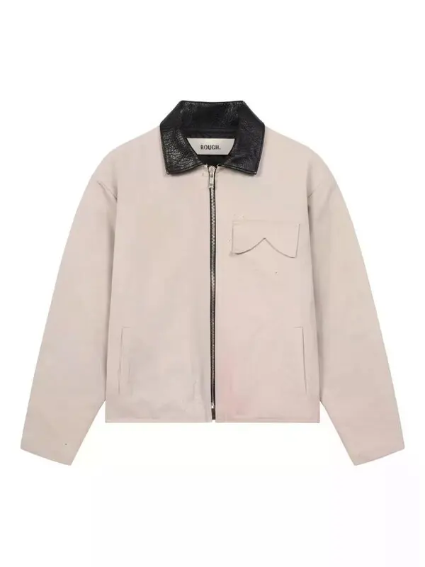 ROUGH. Two-tone Zip-up Jacket