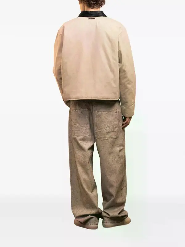 ROUGH. Two-tone Zip-up Jacket