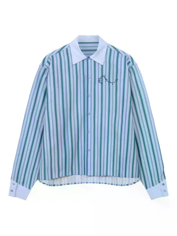 ROUGH. Striped Button-up Shirt