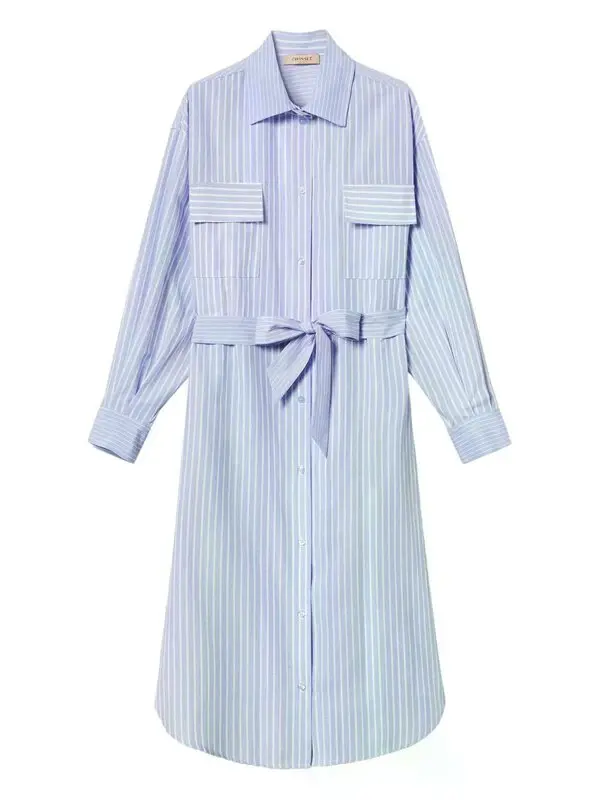 TWINSET Striped Shirt Dress