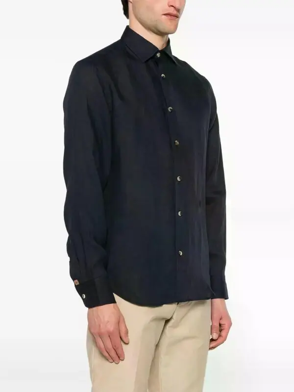 Jacob Cohen Linen Shirt - Blue