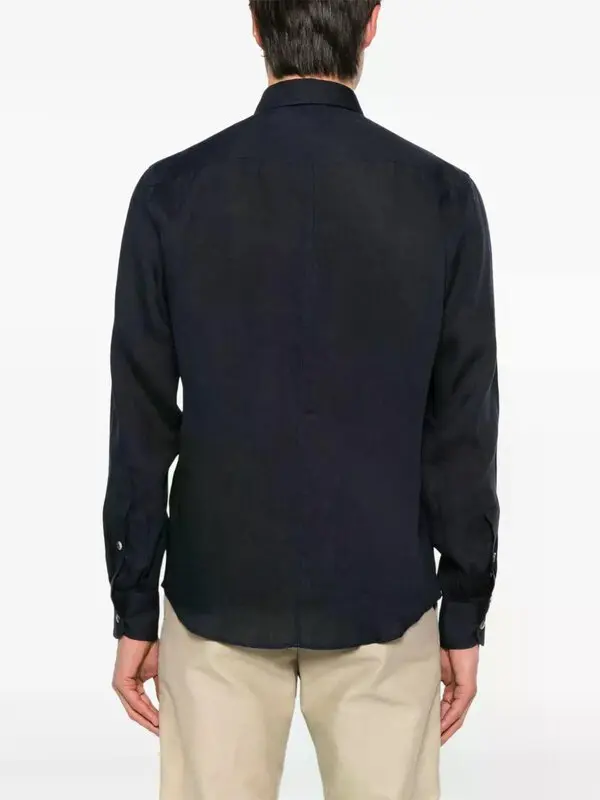 Jacob Cohen Linen Shirt - Blue