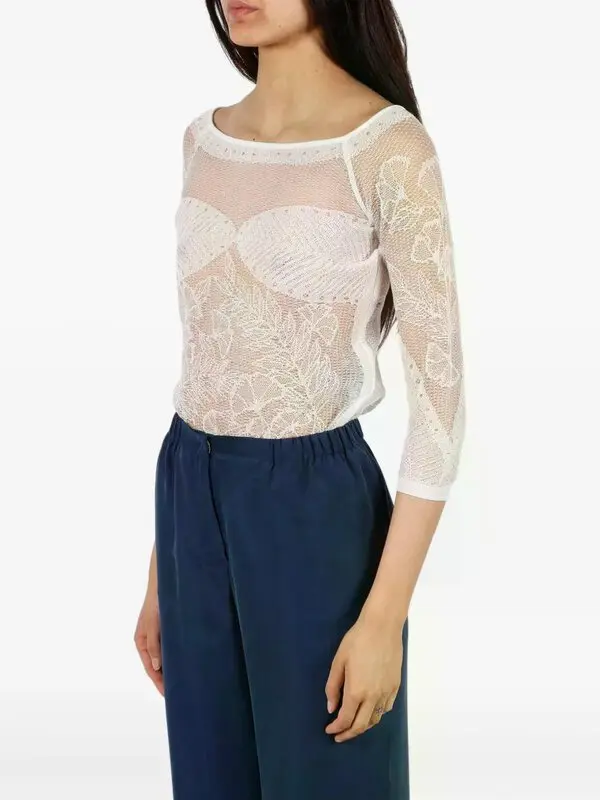 Alberta Ferretti Lace Blouse