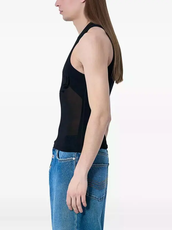 JEAN PAUL GAULTIER Logo Print Tank Top