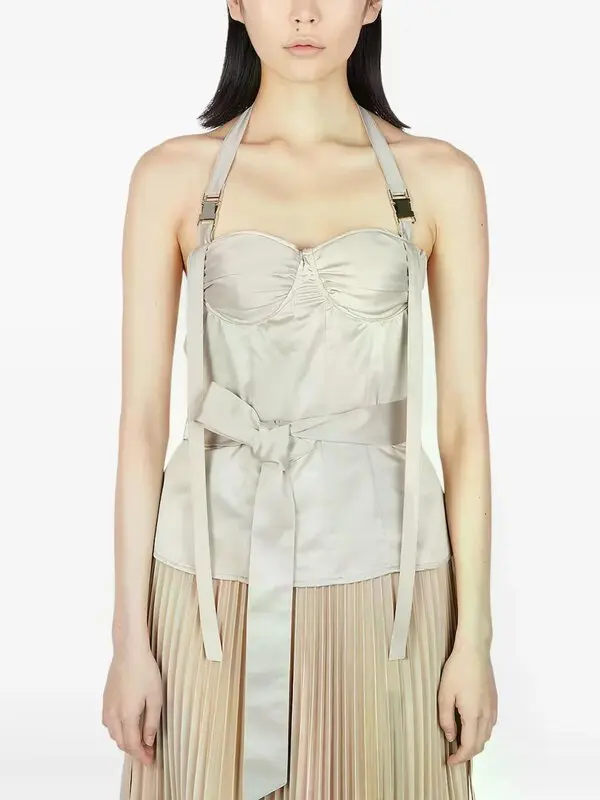 Rokh Halterneck Corset Top