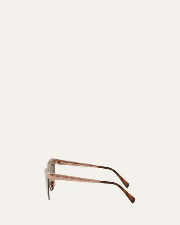 BVLGARI Bv40056u Oval Sunglasses - Srgldbrng