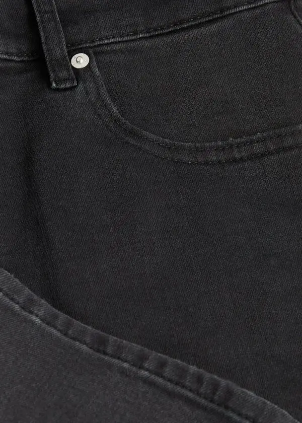 FRAME Modern Straight-leg Jeans In Raven Wash - Black