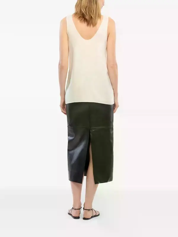 Another Tomorrow Silk Tank Top - Neutrals