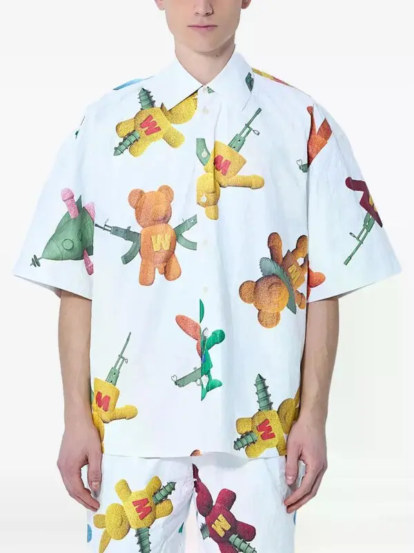 WALTER VAN BEIRENDONCK Graphic-print Shirt