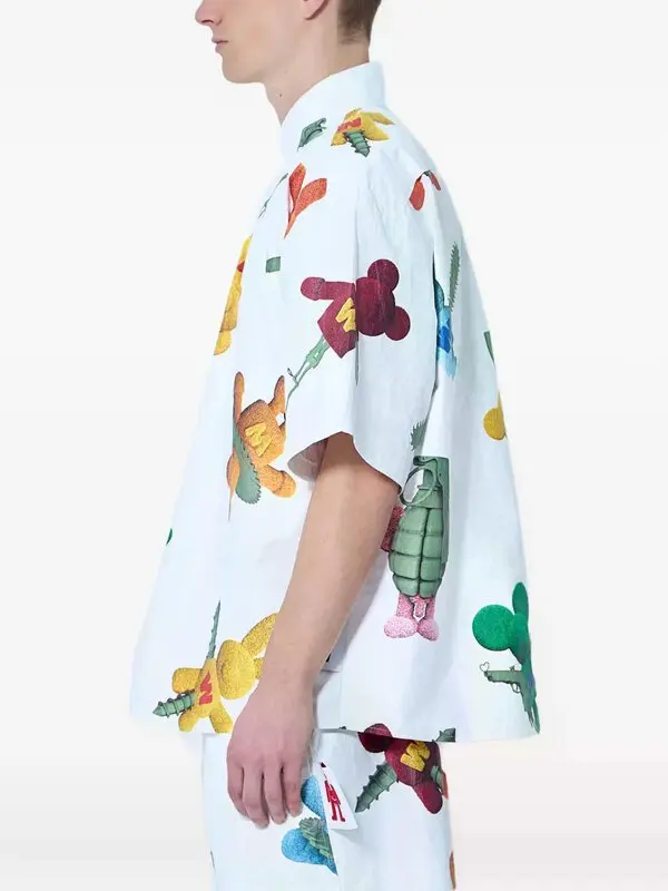 WALTER VAN BEIRENDONCK Graphic-print Shirt