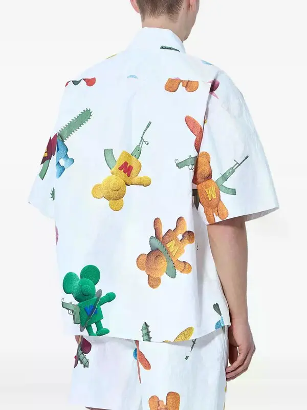 WALTER VAN BEIRENDONCK Graphic-print Shirt