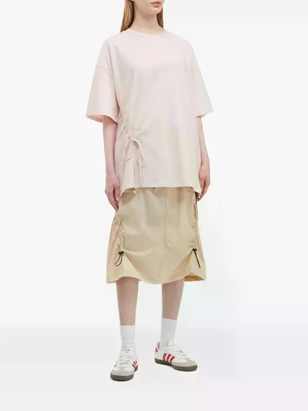 MUSIUM DIV. Drawstring-detail Midi Skirt - Neutrals