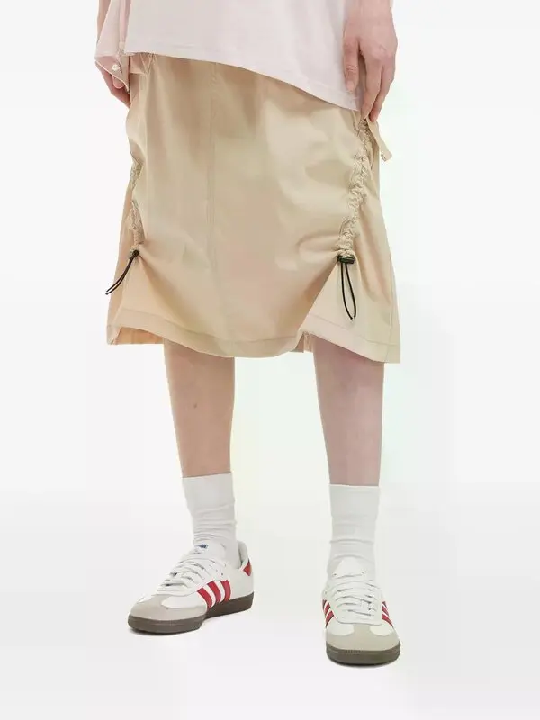 MUSIUM DIV. Drawstring-detail Midi Skirt - Neutrals