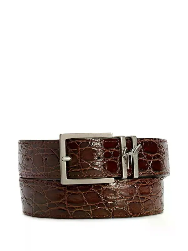 GIUSEPPE ZANOTTI Teodore Belt - Brown