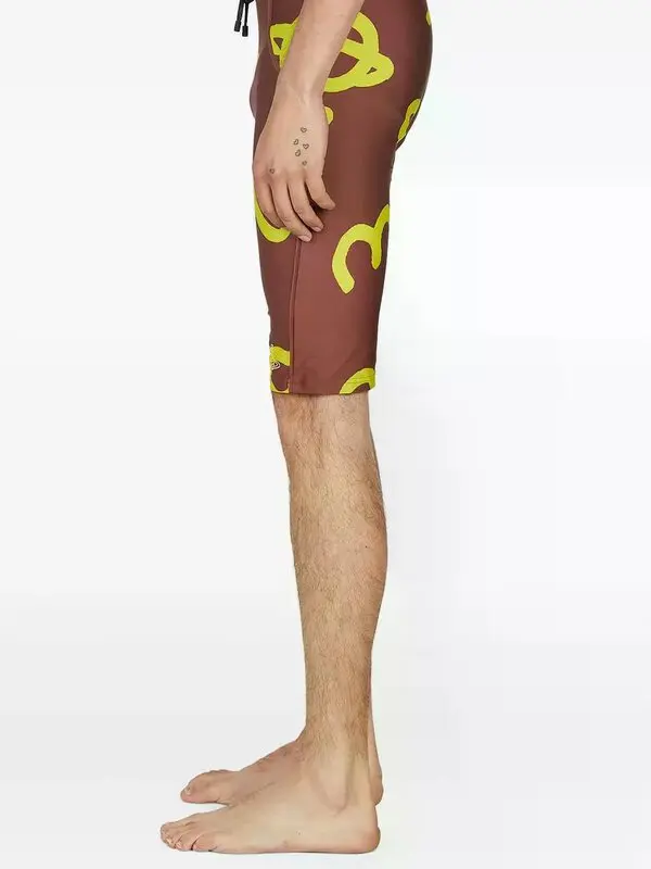 VIVIENNE WESTWOOD Numbers-print Swim Shorts